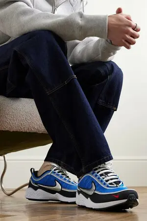 Nike Air Zoom Spiridon Rubbertrimmed Mesh Sneakers