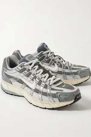 Nike P6000 Suede, Leather And Mesh Sneakers