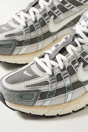 Nike P6000 Suede, Leather And Mesh Sneakers