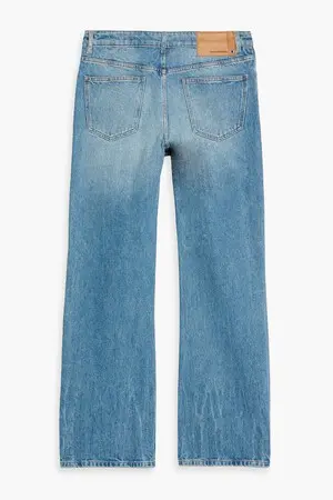 Rabanne Embellished High-rise Straight-leg Jeans