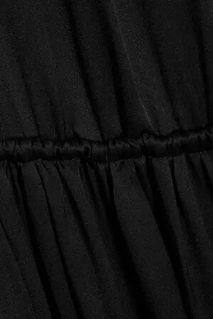 ANINE BING Mia Silksatin Midi Dress