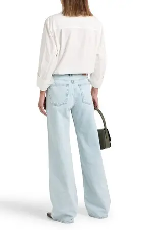 ANINE BING Hugh Midrise Wideleg Jeans