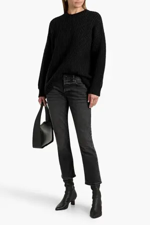 ANINE BING Sydney Ribbedknit Sweater