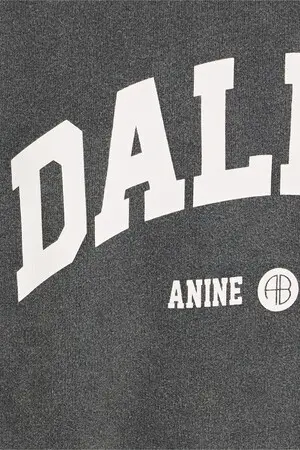 ANINE BING Ramona Printed French Cotton Terry Sweatshirt