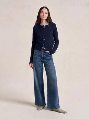 LA LIGNE Solid Lean Lines Cardigan