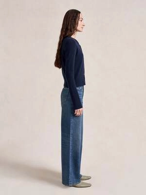 LA LIGNE Solid Lean Lines Cardigan