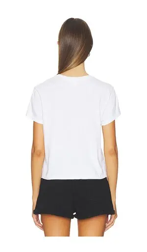 RE/DONE 1950s Boxy Tee Wild In White