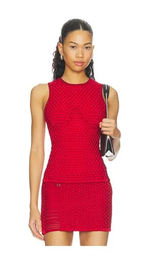 ISA BOULDER Woven Tight Tank Top