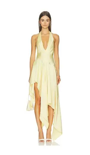 LOVERS AND FRIENDS Eldrid Gown In Yellow