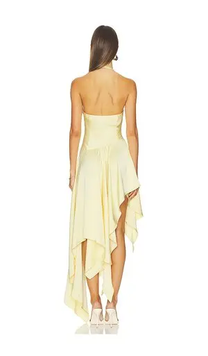 LOVERS AND FRIENDS Eldrid Gown In Yellow
