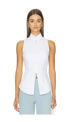 SAU LEE Rhoda Top - White