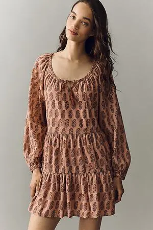 Paige Boardwalk Mi Dress - Salmon Multi