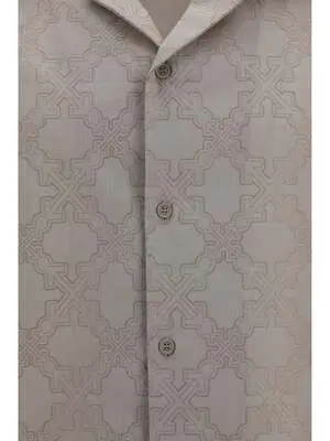 Off-White Arrow Monogram Shirt - Cream