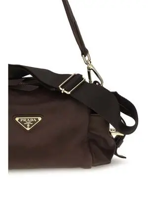 Prada Nappa Leather Explore Shoulder Bag - Brown