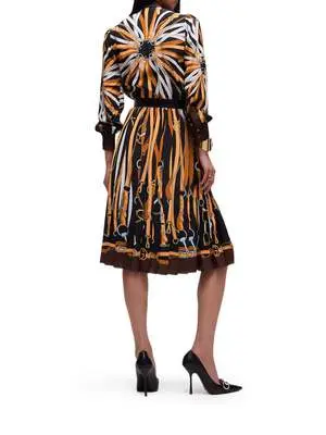 Gucci Printed Silk Chemsier Dress