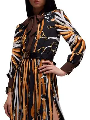 Gucci Printed Silk Chemsier Dress