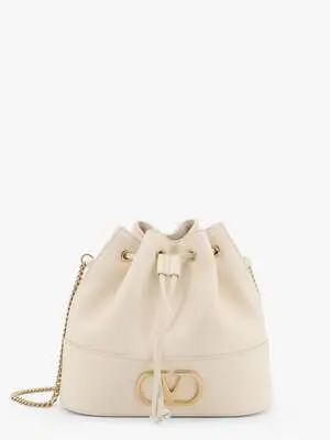 Valentino Garavani Vlogo Signature Leather Bucket Bag - Multicolor