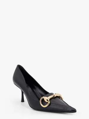 Gucci Boulevard Leather Pumps - Black