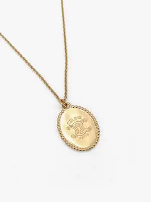 Celine Brass Necklace