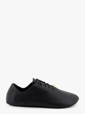 Loewe Pebble Soft Leather Lace-up Sneakers - Black
