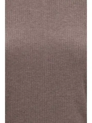 Max Mara Ribbed Long-sleeve Sweater - Brown