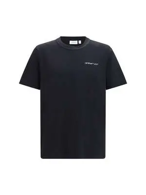 Off-White Logo Quote T-shirt - Black