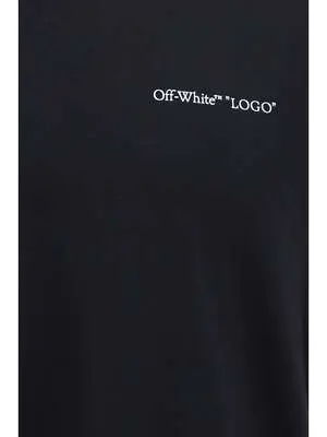 Off-White Logo Quote T-shirt - Black
