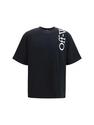 Off-White Off-White Men Vertical Bookish Skate T-Shirt Black
