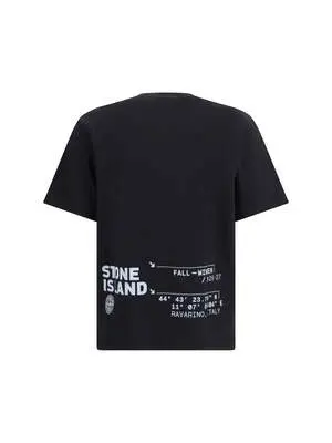 Stone Island Cotton Jersey T-shirt With Central Logo
