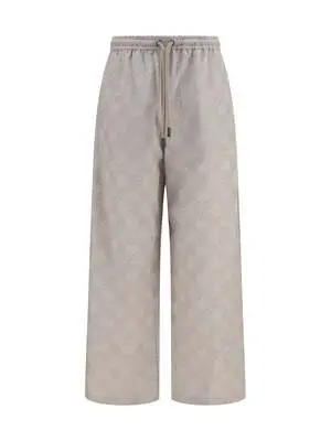 Off-White Arrow All-over Monogram Pants - Cream