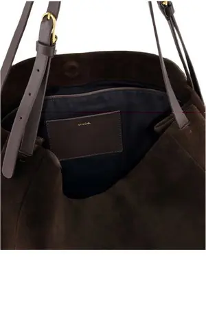 Vince Josie Large Suede Tote