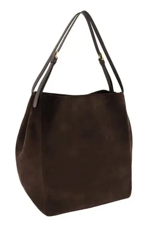 Vince Josie Large Suede Tote