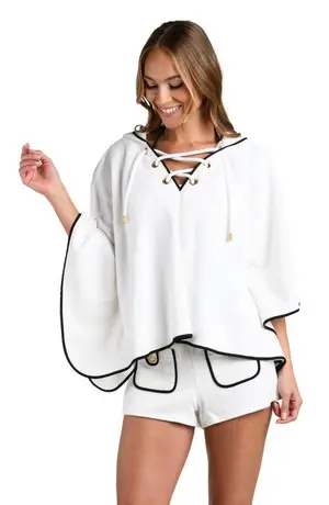 L'Agence Fine Line Demeter Cover-up Shirt