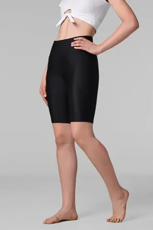 Coolibar Ocean Sculpt High Rise Swim Shorts - Black