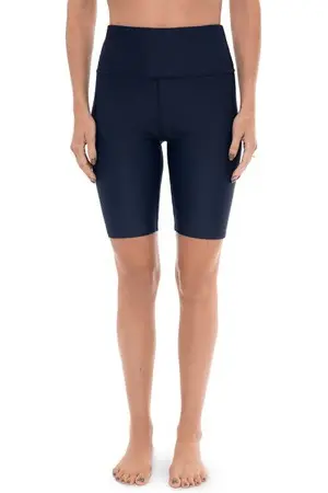 Coolibar Bayshore Ruche Swim Shorts - Navy