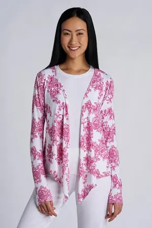Coolibar Vrae Fashion Wrap - Fuchsia Pink