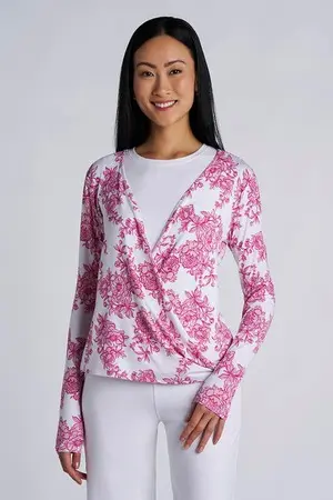 Coolibar Vrae Fashion Wrap - Fuchsia Pink