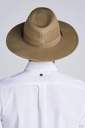 Coolibar Walkabout Vented Waxed Canvas Sun Hat