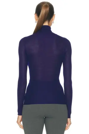 JIL SANDER Ribbed Turtleneck Sweater