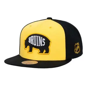 Mitchell & Ness Boston Bruins Legendary Away Snapback Hat - Gold