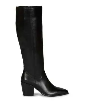 Vince Camuto Pamlia Narrow Calf Knee High Boot - Black Leather