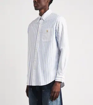 Polo Ralph Lauren Stripe Patchwork Oxford Shirt