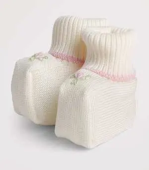 BIMBALO Wool Embroidered Booties