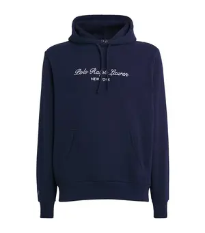 Polo Ralph Lauren Embroidered Logo Hoodie - Navy
