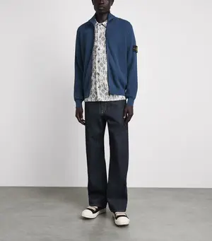 Stone Island Cotton Zip-up Cardigan