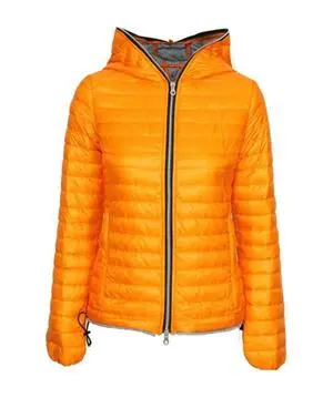 Duvetica Quilted Hooded Down Jacket - Orange