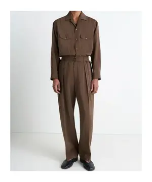 LEMAIRE Cuban-collar Patch-pocket Shirt