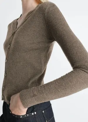 LEMAIRE Buttoned V-neck Cardigan