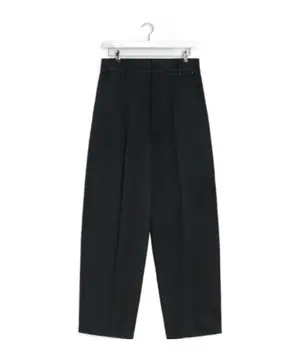 LEMAIRE Maxi Barrel Workwear Pants - Black