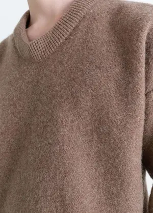 LEMAIRE V-neck Wool Sweater